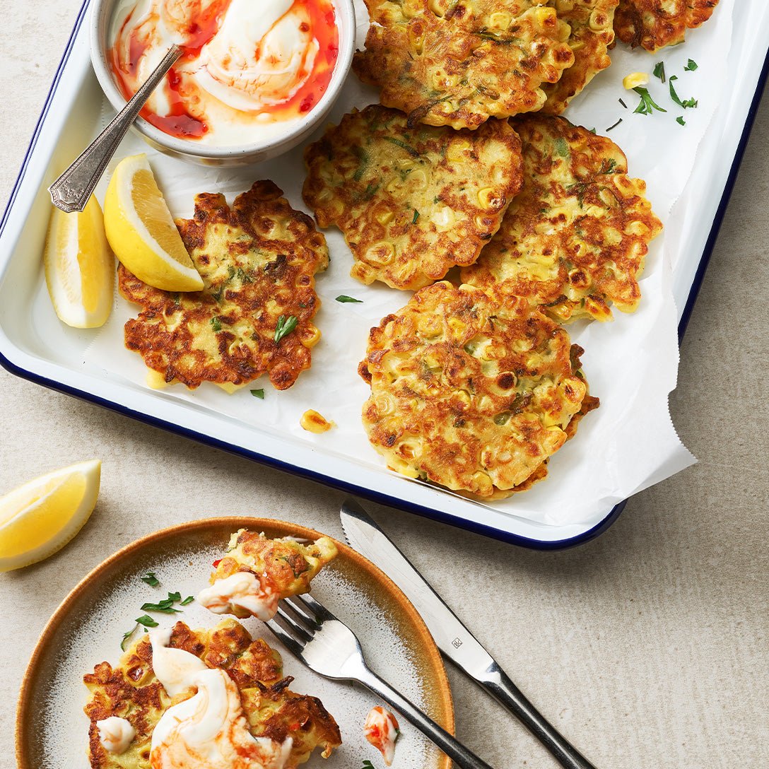 Easy Corn Fritters | EasiYo Yogurt NZ - EasiYo NZ
